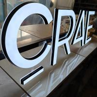 China 3D Acrylic Letter Sign Board Advertising Display , Illuminated Channel Letter Signs For Business for sale