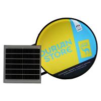 China Square Solar Power Light Box Photovoltaic Panel Outdoor Advertising Light Box Double Sided for sale