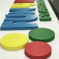 China 3D Flat Cut Letters PVC Foam Board Advertisement Signage Display Plastic Letters Signs for sale