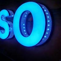 China Multi Colors Diamond Letters Advertising Display Custom Letters Sign For Indoor Outdoor for sale