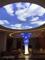 China Personalized Custom Light Box Signs Cylindrical Pillar Round Column LED Advertising Light Box for sale