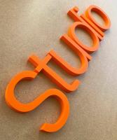 China 3D Flat Cut Metal Letters Indoor Outdoor Flat Cut Acrylic Letters for sale