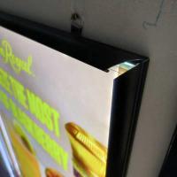 China Illuminated Slim Light Box LED DC 12V Snap Clip Poster Frame LED Light Box for sale