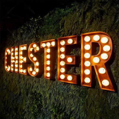 China Built In LED Lighted Letters , Light Up Marquee Sign For Indoor / Outdoor Advertising for sale