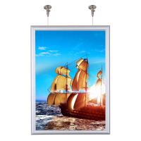 China A1 A2 A3 A4 Aluminum Alloy Snap Light Box , Double Sided Poster Frame Light Box for sale