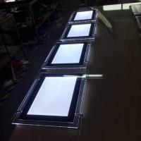 China Acrylic Crystal Hanging Advertising Light Box High Brightness Digital Window Display for sale
