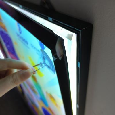China A0-A4 Magnetic LED Slim Light Box Aluminum Frame Advertising Display Hanging LED Lighting Signage for sale