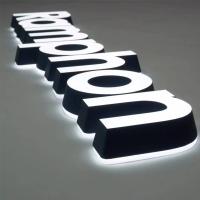 China Custom Acrylic Letters Signs , Acrylic LED Illuminated Letters For Advertising Signage for sale