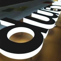 China Custom Acrylic Letters Signs , Acrylic LED Illuminated Letters For Advertising Signage for sale