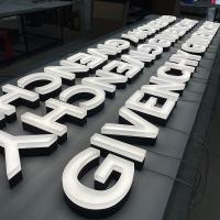 China Custom Acrylic 3D Logo Signage Front Lit Backlit Acrylic LED Letters Signs for sale