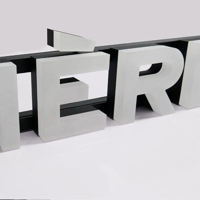 China 3D LED Frontlit Illuminated Advertising Acrylic Letter Signs For Frontlit Sign for sale