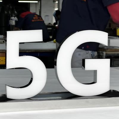 China Custom 3D LED Channel Letters Stainless Steel Edge Front-Lit Sign for Storefront Display for sale