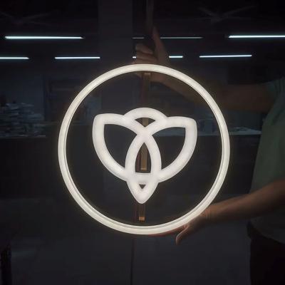 China Custom 3D Acrylic LED Logo Sign Outdoor Illuminated Brand Signage for sale