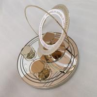 China Stainless Steel Cosmetics Led Display Props Metal Jewelry Luminous Display Stand for sale