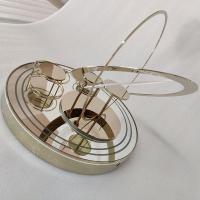 China Stainless Steel Cosmetics Led Display Props Metal Jewelry Luminous Display Stand for sale