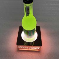 China Custom Showroom Display Props Stainless Steel Led Luminous Display Stand for Bottles for sale