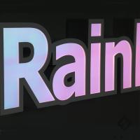 China Frontlit Stainless Steel Electronic Shop Sign 3d Led Channel Letters with Magic Color Film for sale
