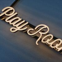 China Hanging 3d Led Acrylic Stainless Steel Faux Neon Light Frontlit Channel Letter Sign for sale