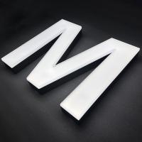 China Custom 3D Front-Lit Acrylic LED Letter Signs Metal Frame Illuminated Sign for Commercial Display for sale