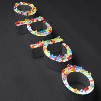China Custom 3D Diamond LED Letter Sign Crystal LED Alphabet Sign for Decoration for sale