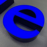 China Custom 3D Stainless Steel Front-Lit LED Letters Aluminum Frame Sign for sale
