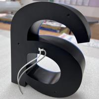 China Custom 3D Stainless Steel Front-Lit LED Letters Aluminum Frame Sign for sale