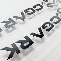 China Laser Cut Stainless Steel Letters Floating 3D Metal Sign for Modern Branding for sale