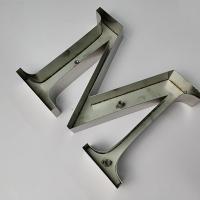China Custom Brushed Aluminum 3D Solid Letters Non-Illuminated Metal Sign for sale