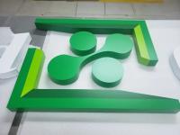 China Custom Stainless Steel Painted Letters Metal Sign for Commercial Branding for sale