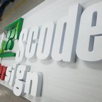 China Custom Stainless Steel Painted Letters Metal Sign for Commercial Branding for sale