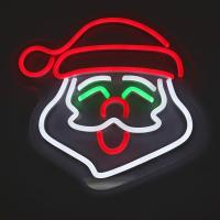 China Santa Claus LED Neon Sign Custom Neon Signs for Holiday Decor & Business Display for sale
