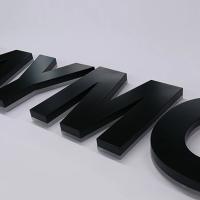 China Custom 3D Black Backlit LED Channel Letters Sign for Business for sale