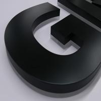 China Custom 3D Black Backlit LED Channel Letters Sign for Business for sale