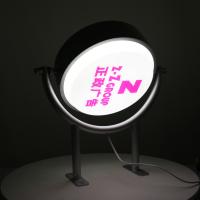 China Custom 50cm Round LED Light Box — Double Side Acrylic Vacuum Forming Sign, ZZG-VF for sale