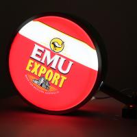 China Custom Round Vacuum Formed Acrylic Light Box Outdoor Double Sided Illuminated Sign for sale