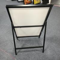 China Ultra Thin Glass LED Frame Light Box With A‑Frame Stand for sale