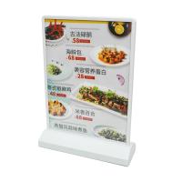China A4 A5 Double Sided Advertising Display with Battery for Bar Restaurant Menu Poster for sale