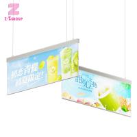 China Ceiling Hanging Double-sided LED Light Box — Supermarket Aisle Sign, Ultra-thin for sale