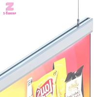 China Ceiling Hanging Double-sided LED Light Box — Supermarket Aisle Sign, Ultra-thin for sale