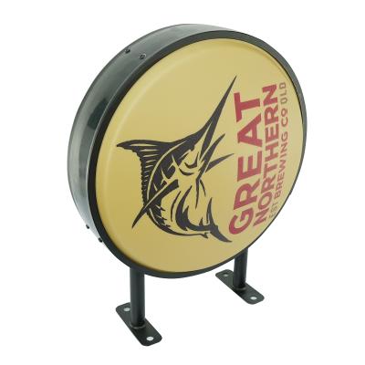 China BESTSELLER Outdoor Round Acrylic LED Advertising Light Box Custom Shape — MOQ 1, Factory Direct | Z-Z Group for sale
