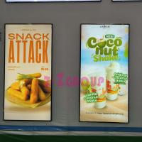 China 60x90cm Outdoor Floor Stand LED Light Box — Freestanding Pavement Sign, Tempered Glass, 12V DC for sale