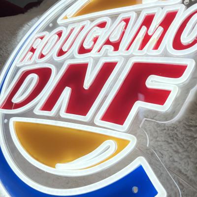 China Custom Logo LED Neon Sign 12V Low Voltage — Business Branding Sign, Silicon + Acrylic for sale