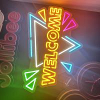 China Custom Bar Nightclub LED Neon Sign — Beer Logo / Open Sign, 12V Dimmable, Silicon + Acrylic for sale