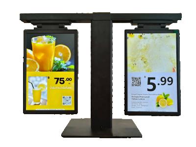 China WiFi Automatic Double Screen LCD Price Tag 10.1
