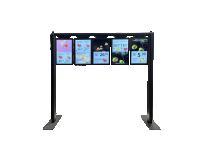 China WiFi Automatic Double Screen LCD Price Tag 10.1