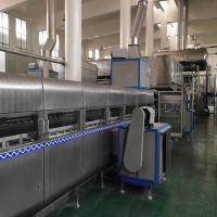 China Round Shape Cup Noodle Production Line Making Equipment 9min Cooling for sale