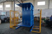 China Hydraulic Pallet Inverter Rotator 2000kg Capacity 180° Rotation for 1000-1300mm Pallets for sale