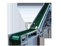 China Industrial Belt Conveyor Machine 60cm Width with 180cm Slope Length - Food Grade PP Material for sale
