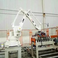 China Automatic Robot Palletizer System 10-50kg Capacity with 100-1200 Bags/Hour Speed for Industrial Automation for sale