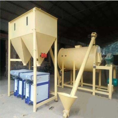 China Premixed Dry Mix Mortar Plant with 20T/Day Capacity - Automatic Mineral Fertilizer & Sand Weighing Packaging System for sale